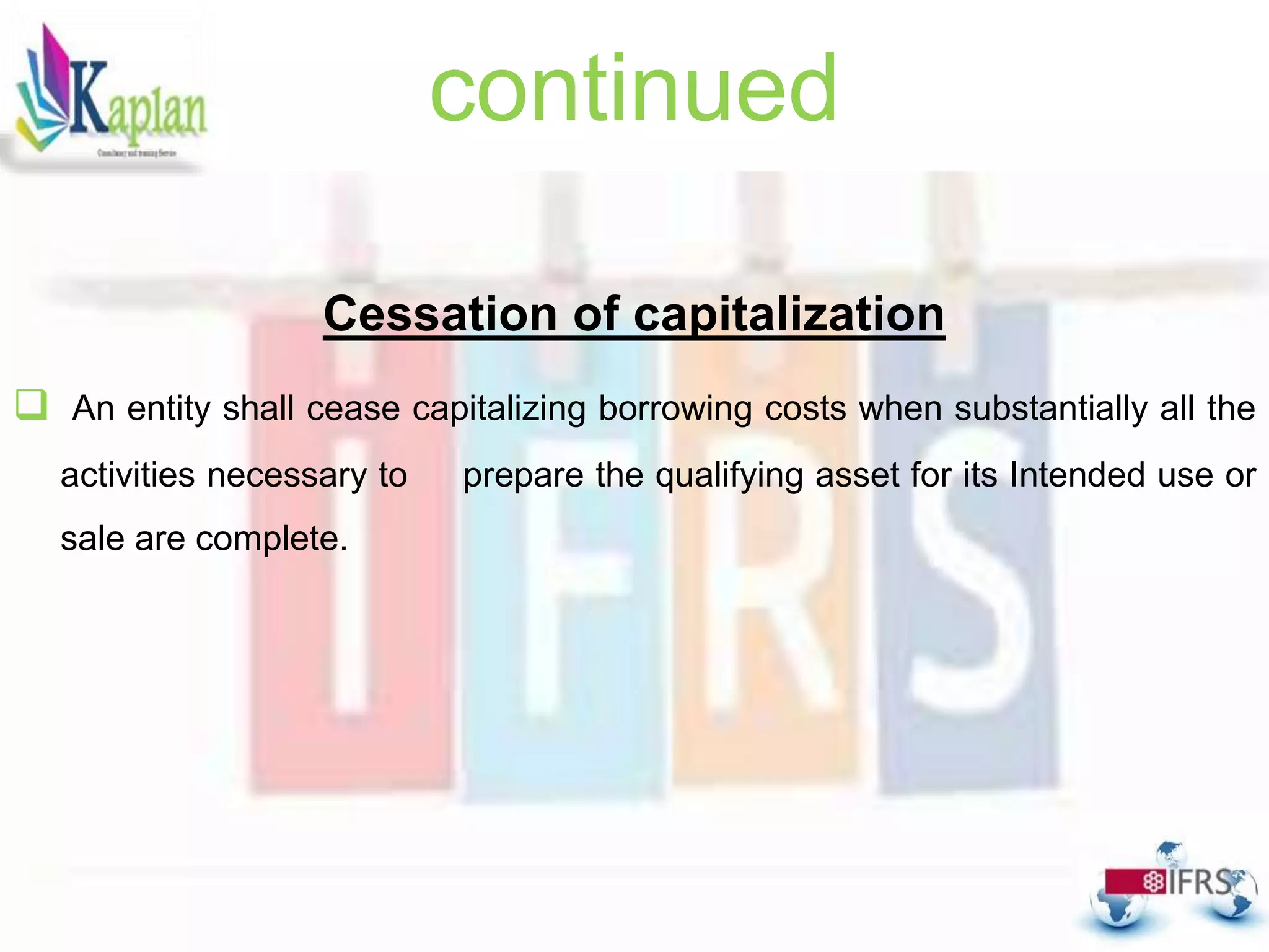 New borrowing cost ias 23 | PPTX