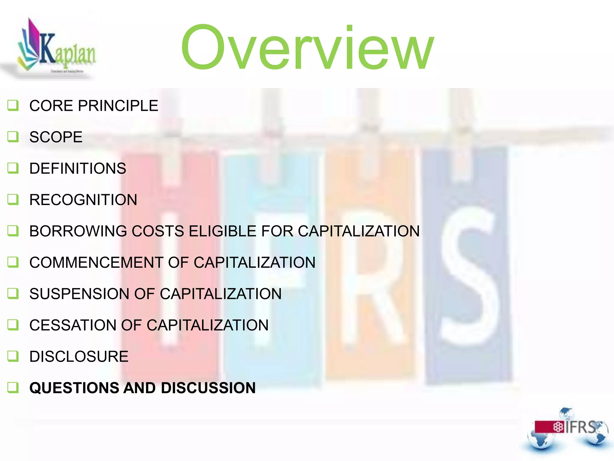New borrowing cost ias 23 | PPTX