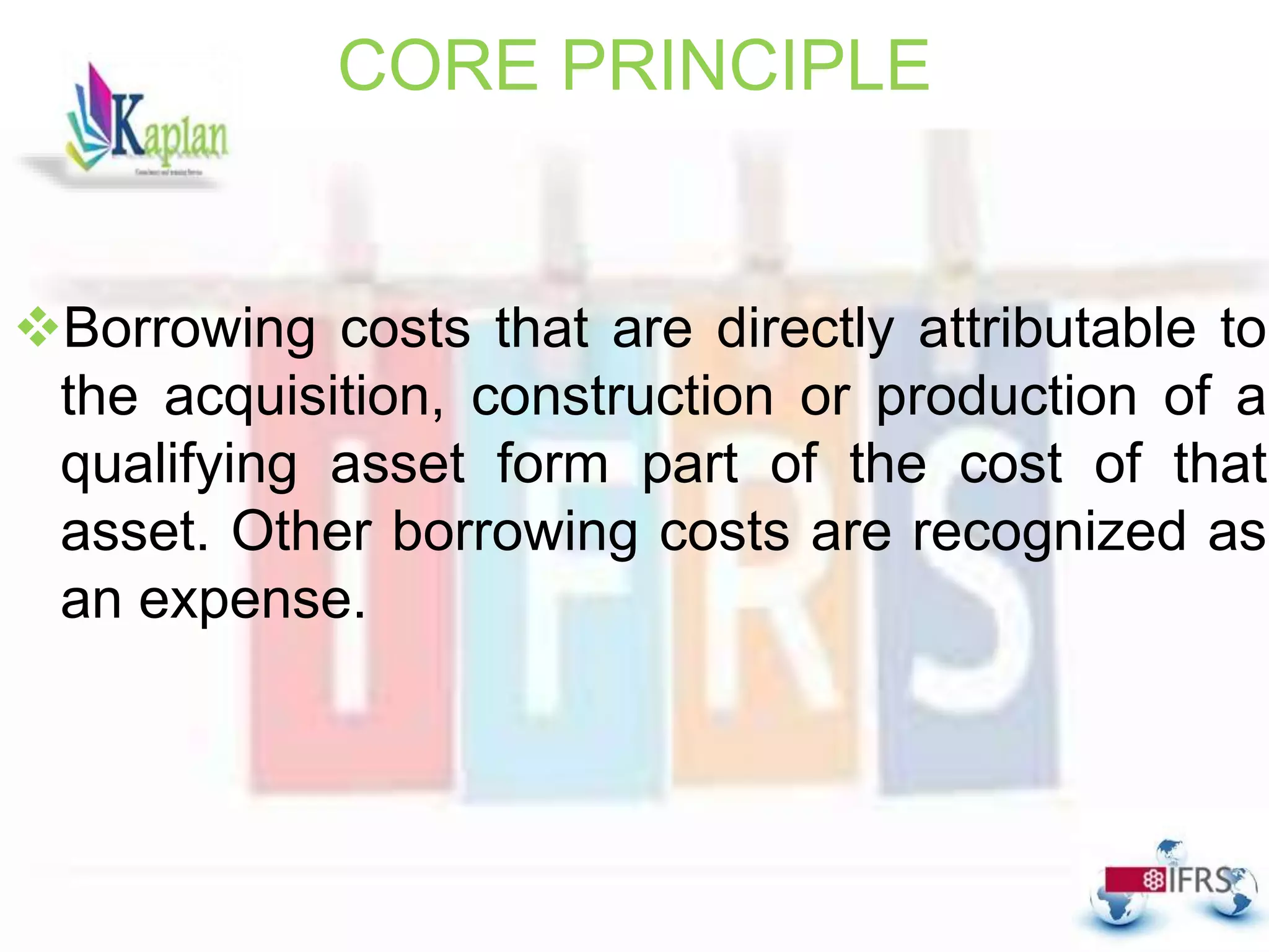 New borrowing cost ias 23 | PPTX