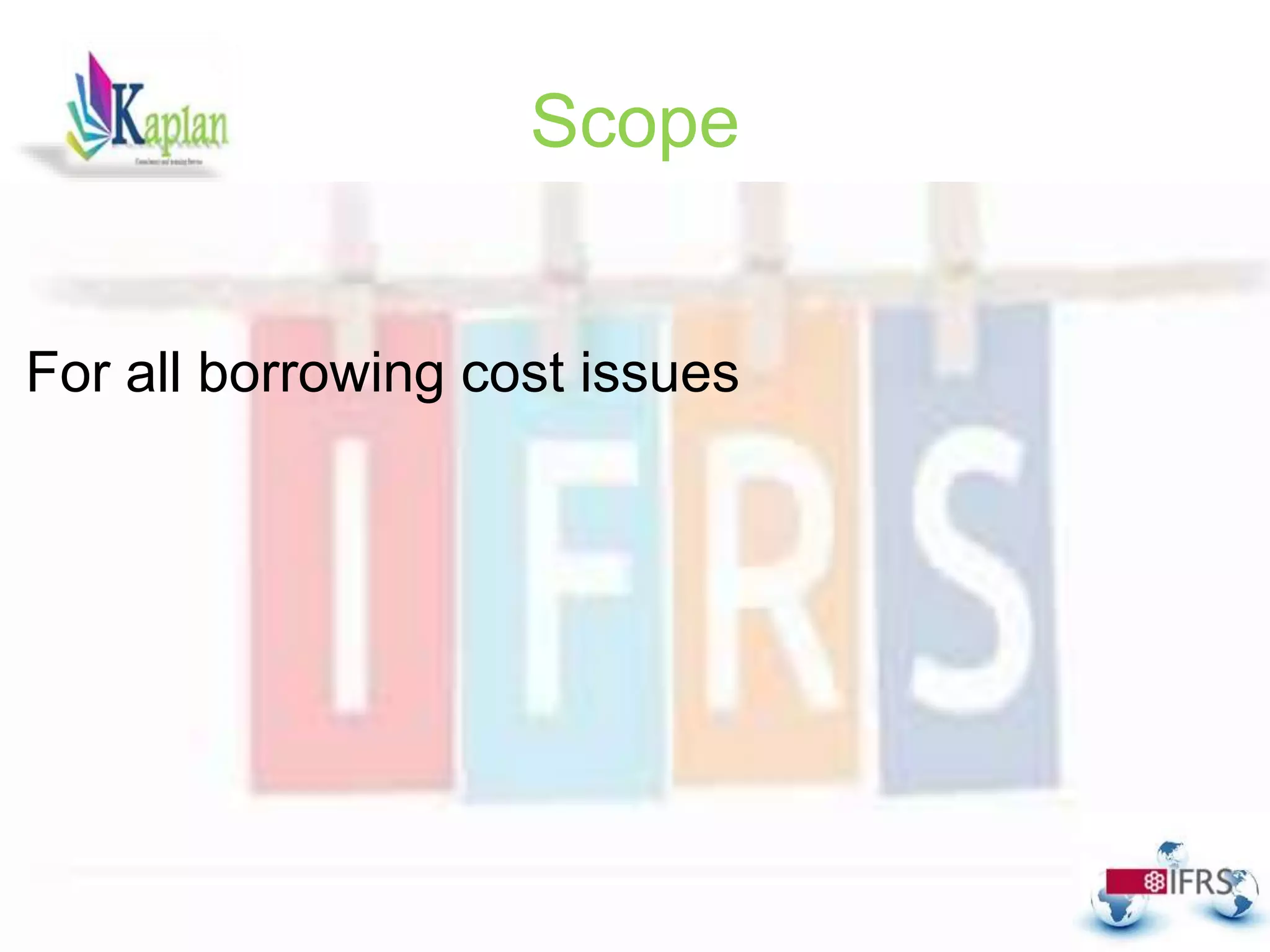 New borrowing cost ias 23 | PPTX