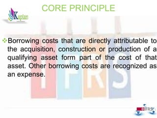 New borrowing cost ias 23 | PPTX