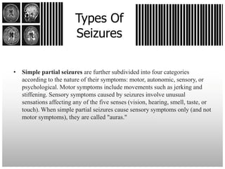 Types Of Seizures Myeshi Briley,HS-BCP | PDF