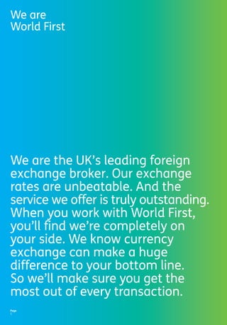 World First Brochure | PDF