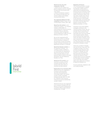 World First Brochure | PDF | Stocks and Bonds | Personal Investing