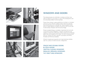 Wintech Engineering Limited - Brochure 2014 | PDF