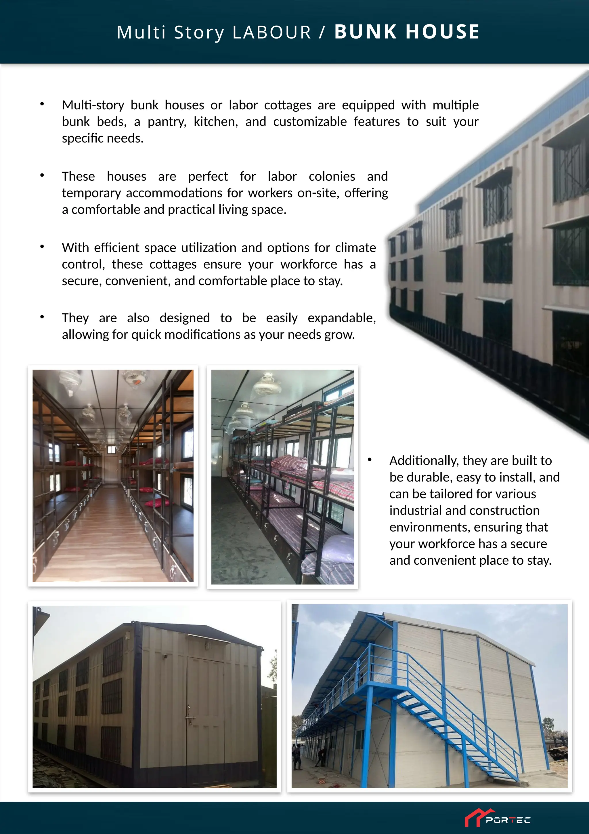 Portec Cabins - Technically Innovative Cabins | PPTX