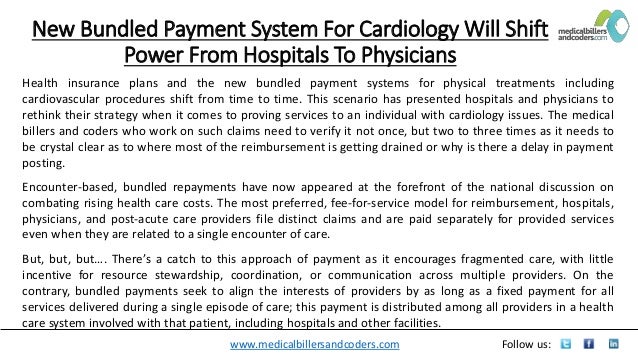 New Bundled Payment System For Cardiology Will Shift Power From ...