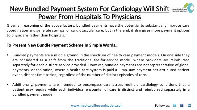 New Bundled Payment System For Cardiology Will Shift Power From ...