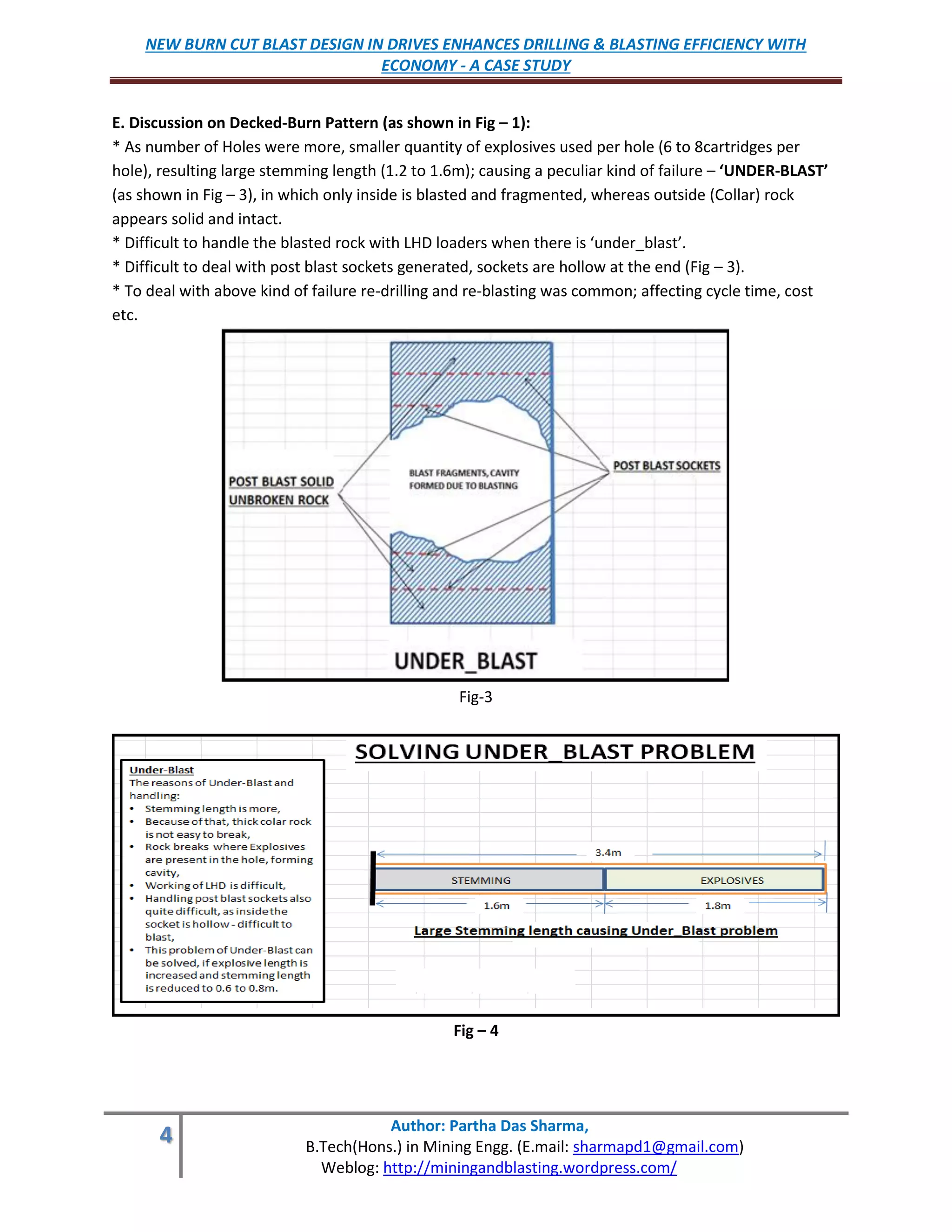 New burn cut blast design in drives enhances drilling blasting ...
