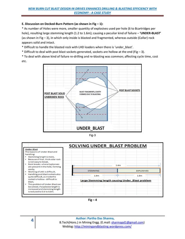 New burn cut blast design in drives enhances drilling blasting ...