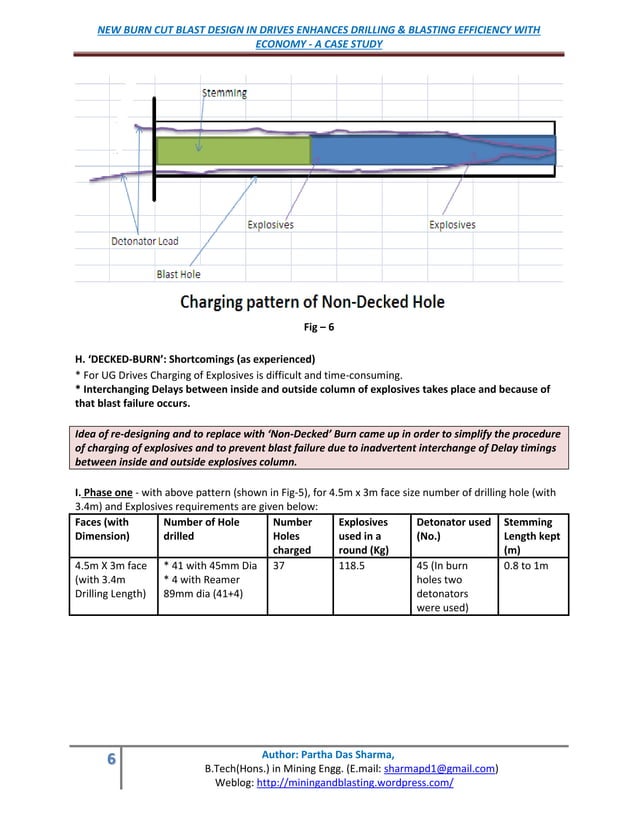 New burn cut blast design in drives enhances drilling blasting ...