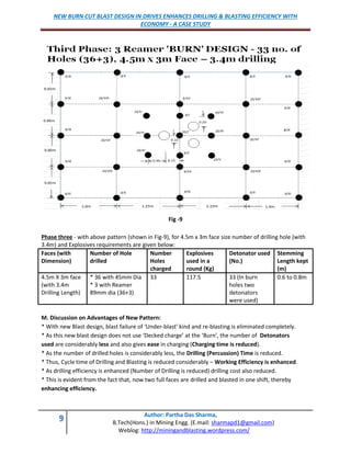 New burn cut blast design in drives enhances drilling blasting ...