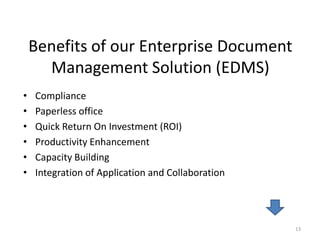 New busicon edms presentation 200912 | PPT