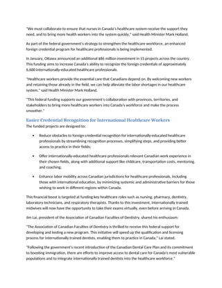 New Canadian Immigration Program to Enhance Nurses' Lives.docx