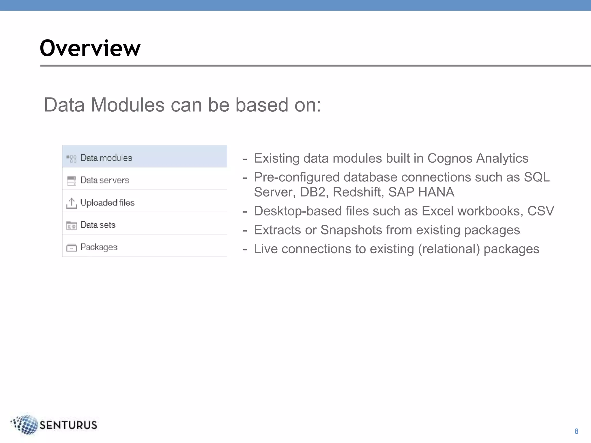 New Capabilities with Cognos Data Modules | PPT | Free Download