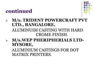 Newcast Die Casting | PPTX | Manufacturing Industry | Industries