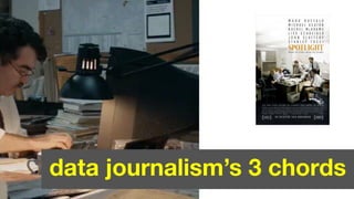 The 3 chords of data journalism | PPT