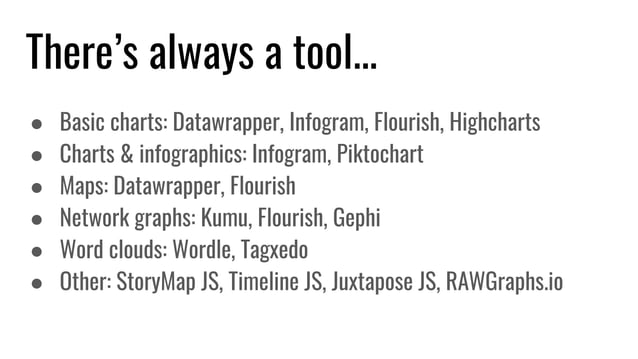 The 3 chords of data journalism | PPT