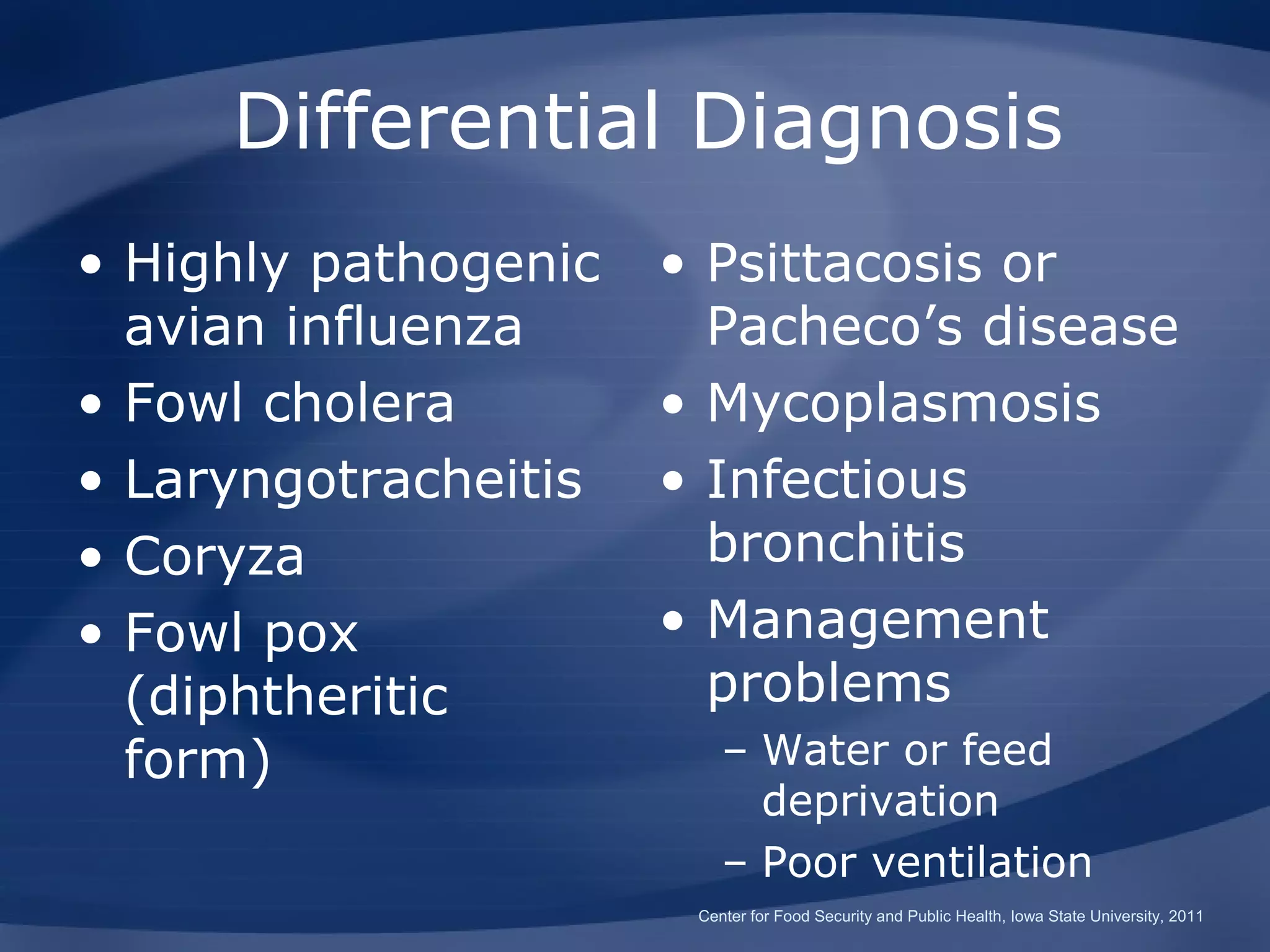 Newcastle disease | PPT | Infectious Diseases | Diseases and Conditions