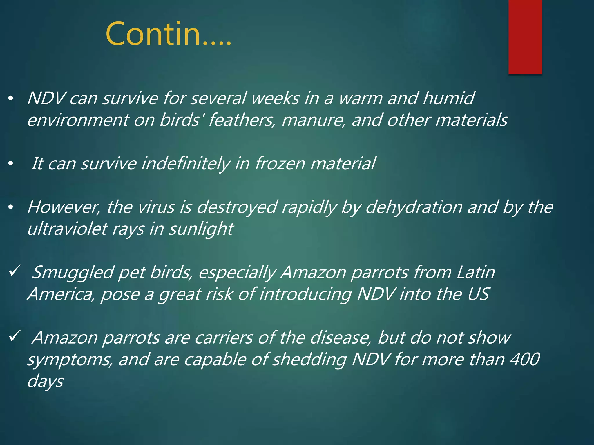 Newcastle disease | PPTX
