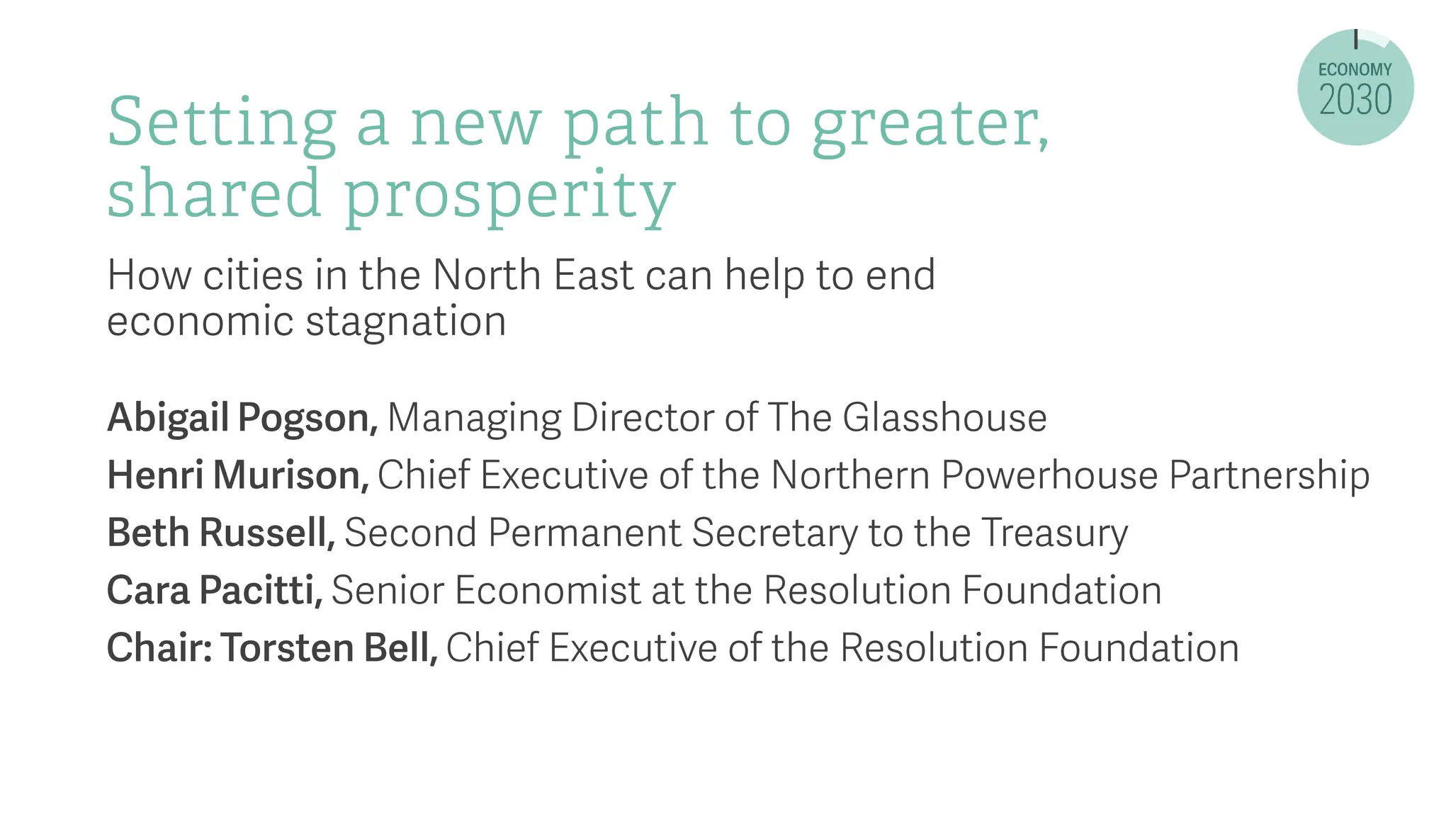 Setting a new path to greater, shared prosperity | PPT