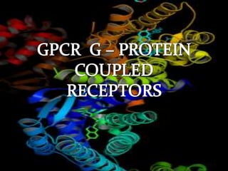 gpcr (g-protein) | PPTX