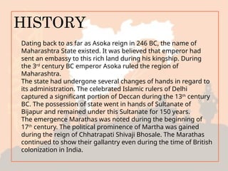 MAHARASHTRA STATE - SOUL AND LIFE PRESENTATION | PPTX