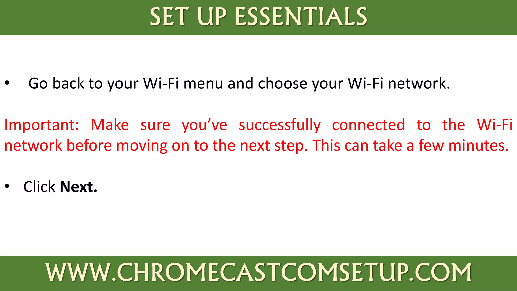 Advanced Guide: New Chrome cast com setup Tutorial | PPT