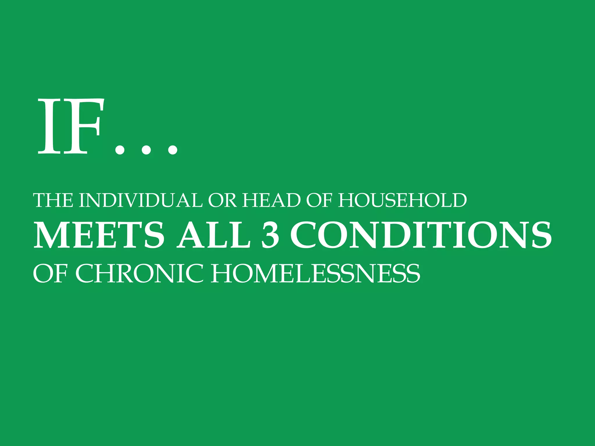New Chronic Homelessness Definition | PDF | Medical Health
