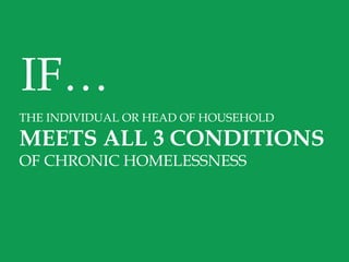 New Chronic Homelessness Definition | PDF | Medical Health