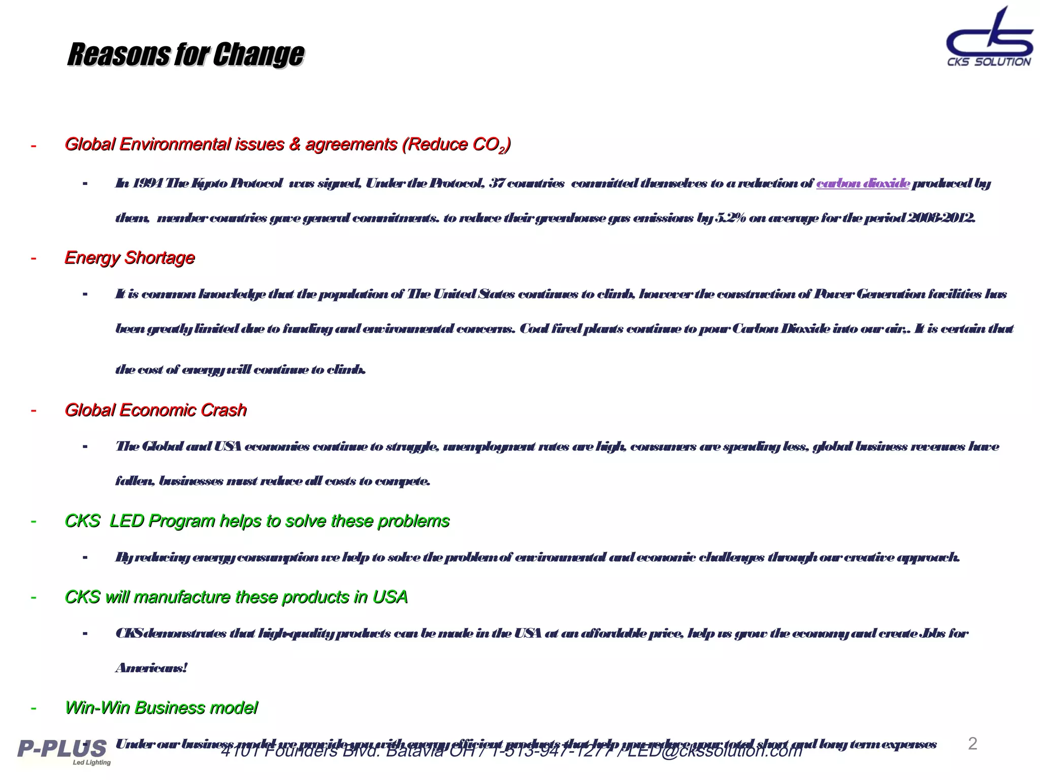 CKS LED Solutions | PPT