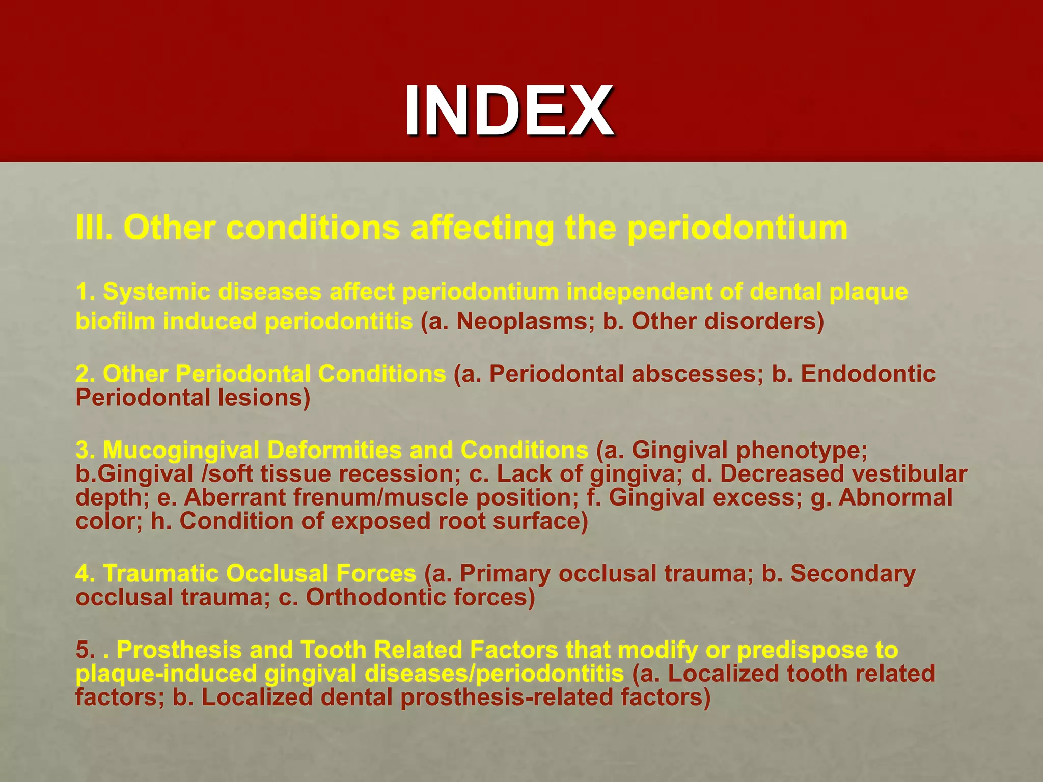 2017 classification of periodontal and periimpalnt diseases | PPT
