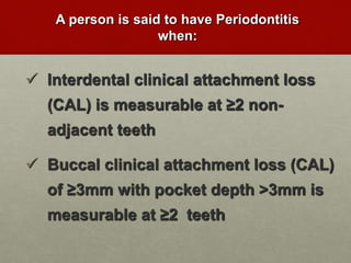 2017 classification of periodontal and periimpalnt diseases | PPT