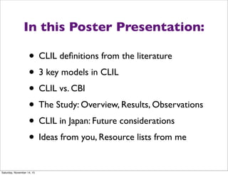 JALT2015 CLIL presentation Laura MacGregor | PPT