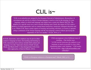 JALT2015 CLIL presentation Laura MacGregor | PPT
