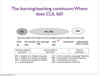 JALT2015 CLIL presentation Laura MacGregor | PPT