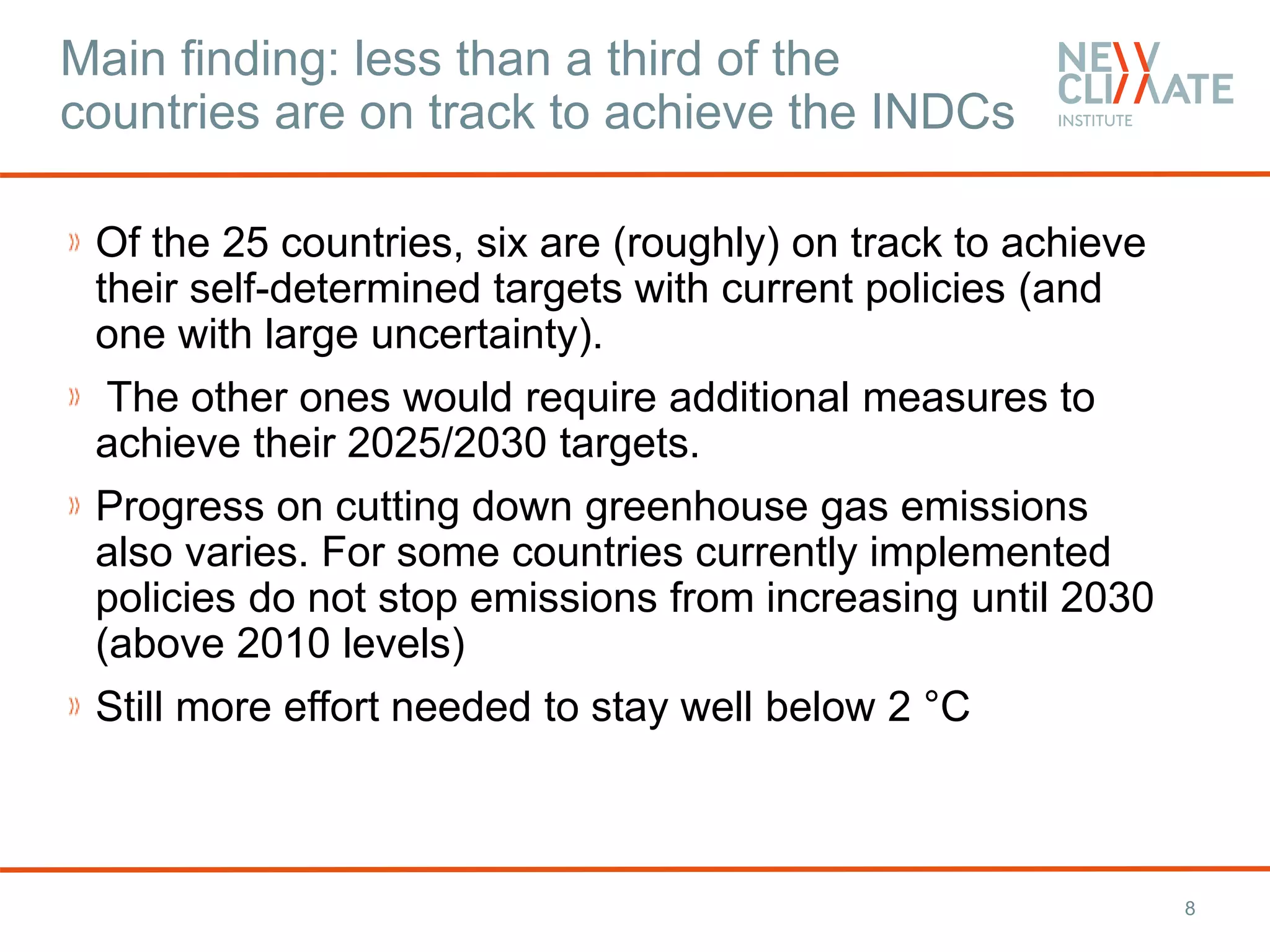INDC preparation process and countries' progress | PPTX