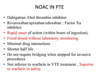clinical aspects of pulmonary embolism | PPT