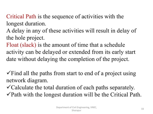 Project Management Techniques ( WBS & Critical Path Method ) | PPTX ...
