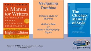 New CMOS Turabian style for students | PPTX