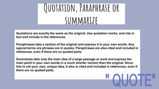New CMOS Turabian style for students | PPTX | Science