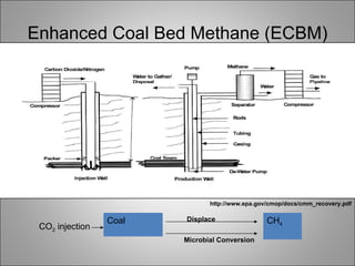 Coal bed methane and underground coal gasification | PPT