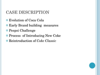 Coke_Case_Assignment | PPT | Food & Drink