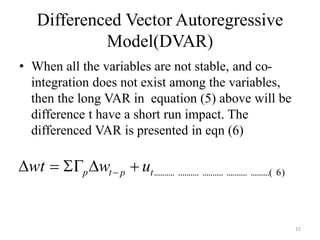 Time series and panel data in econometrics | PPT