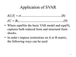 Time series and panel data in econometrics | PPT