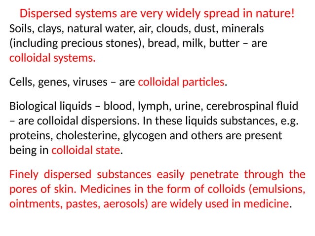 Colloid substance and its types and description. | PPTX