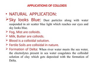 Colloid substance and its types and description. | PPTX