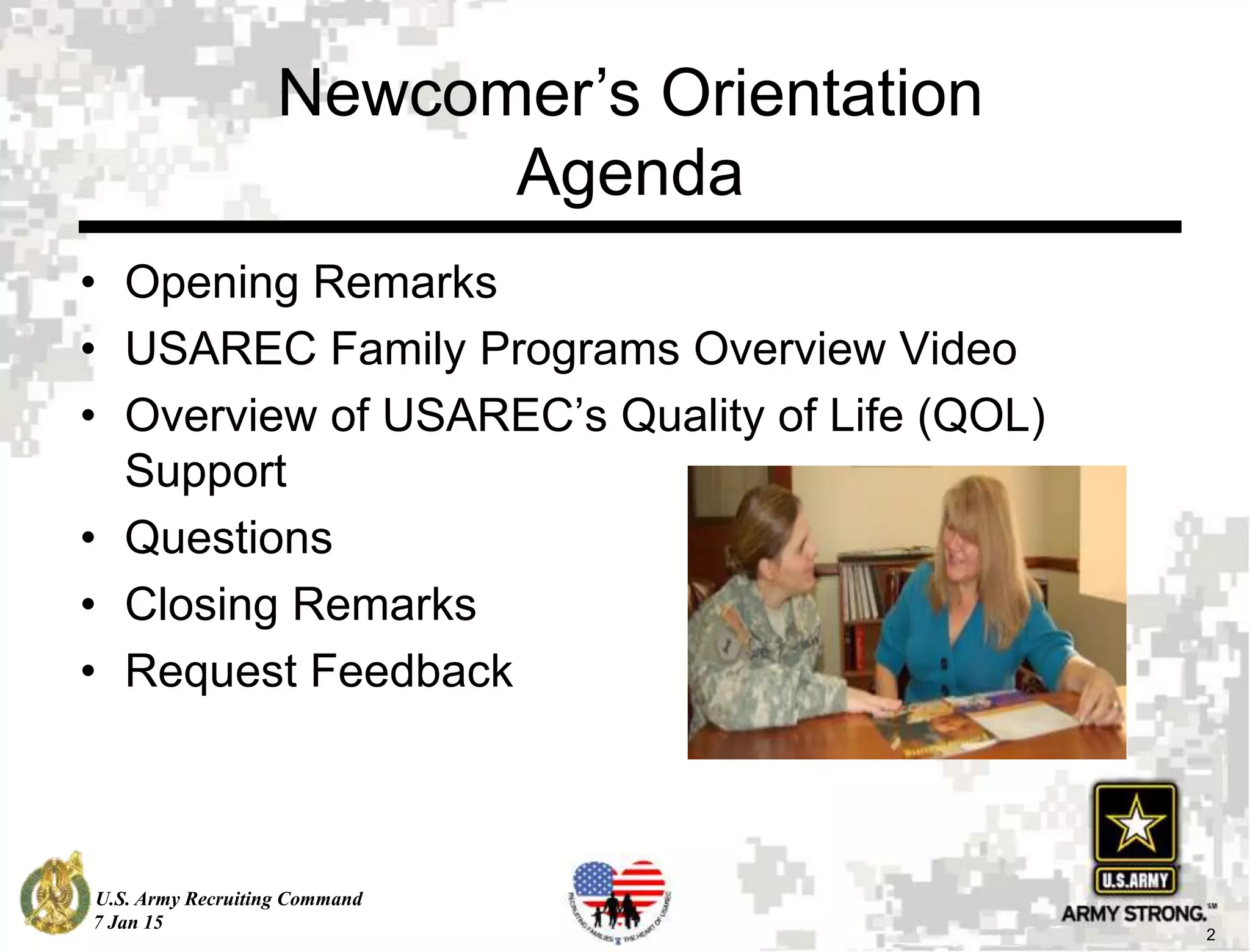 Newcomer Orientation Presentation | PPTX