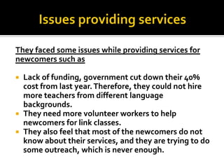 Newcomers in canada powerpoint final | PPTX