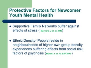 Sheeba Narikuzhy - Newcomer youth mental health needs, barriers & best practices | PDF